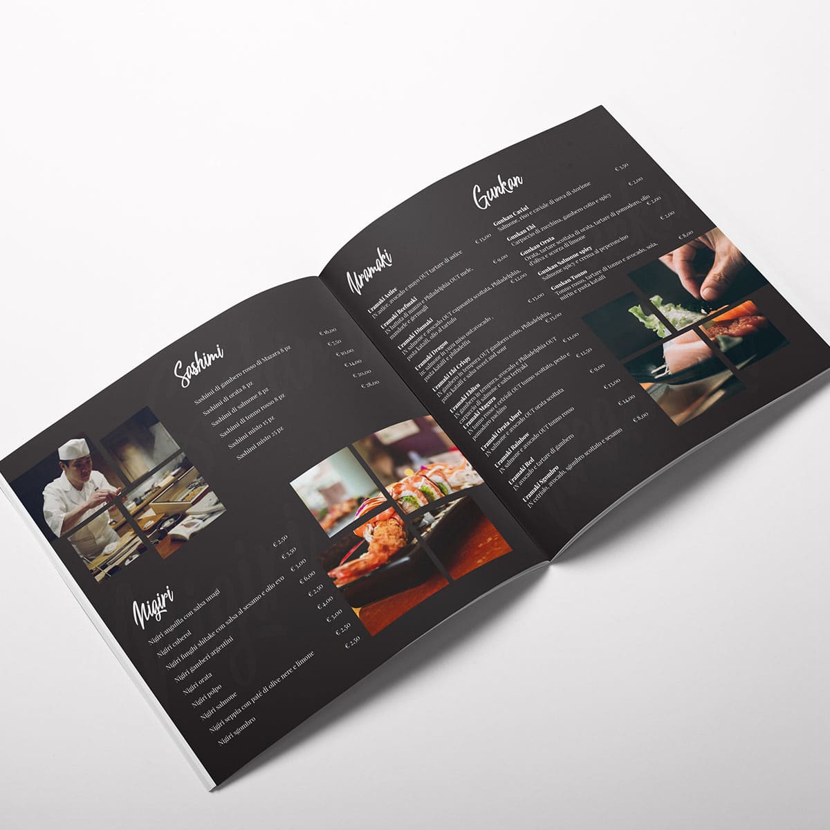 Grafica per menu di ristoranti e pizzerie - Silvia Pelucchi Graphic ...